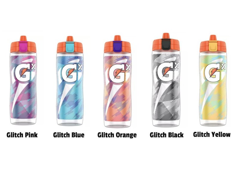 Custom Sports Gatorade Gx Bottle (white Vinyl) - Etsy