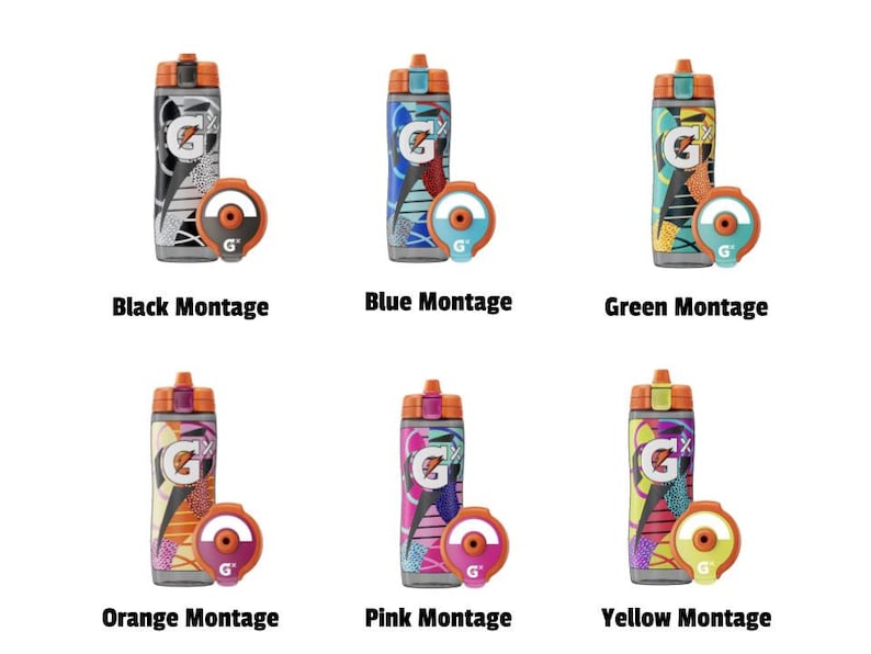 Custom Sports Gatorade Gx Bottle (white Vinyl) - Etsy