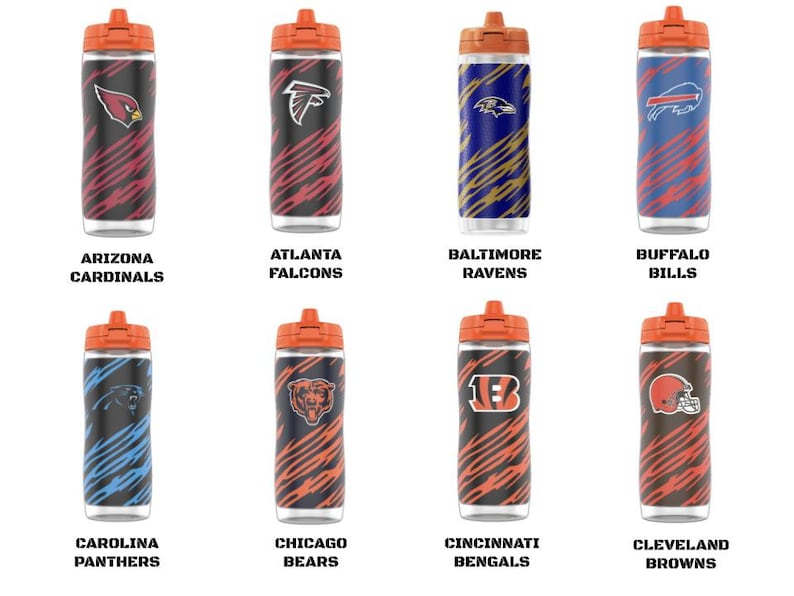 Custom NFL Gatorade Gx Bottle - Etsy