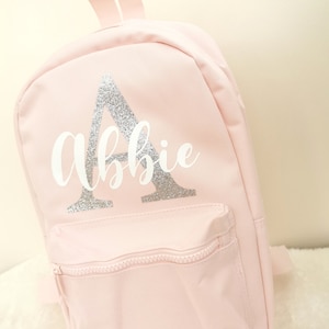 Personalised Name Initial Backpack | Custom Girls Boys Kids Children ...