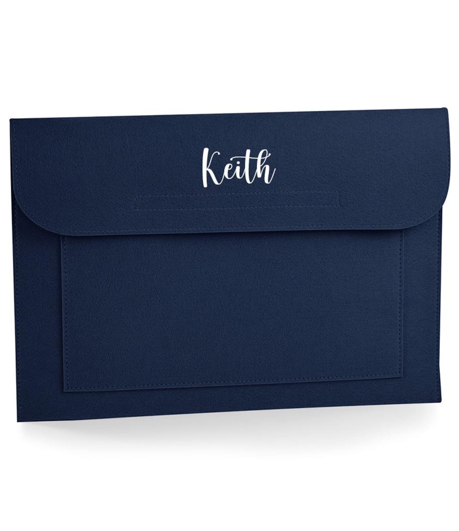 Personalised Monogram Felt Document Holder, Laptop Case, Paper ...