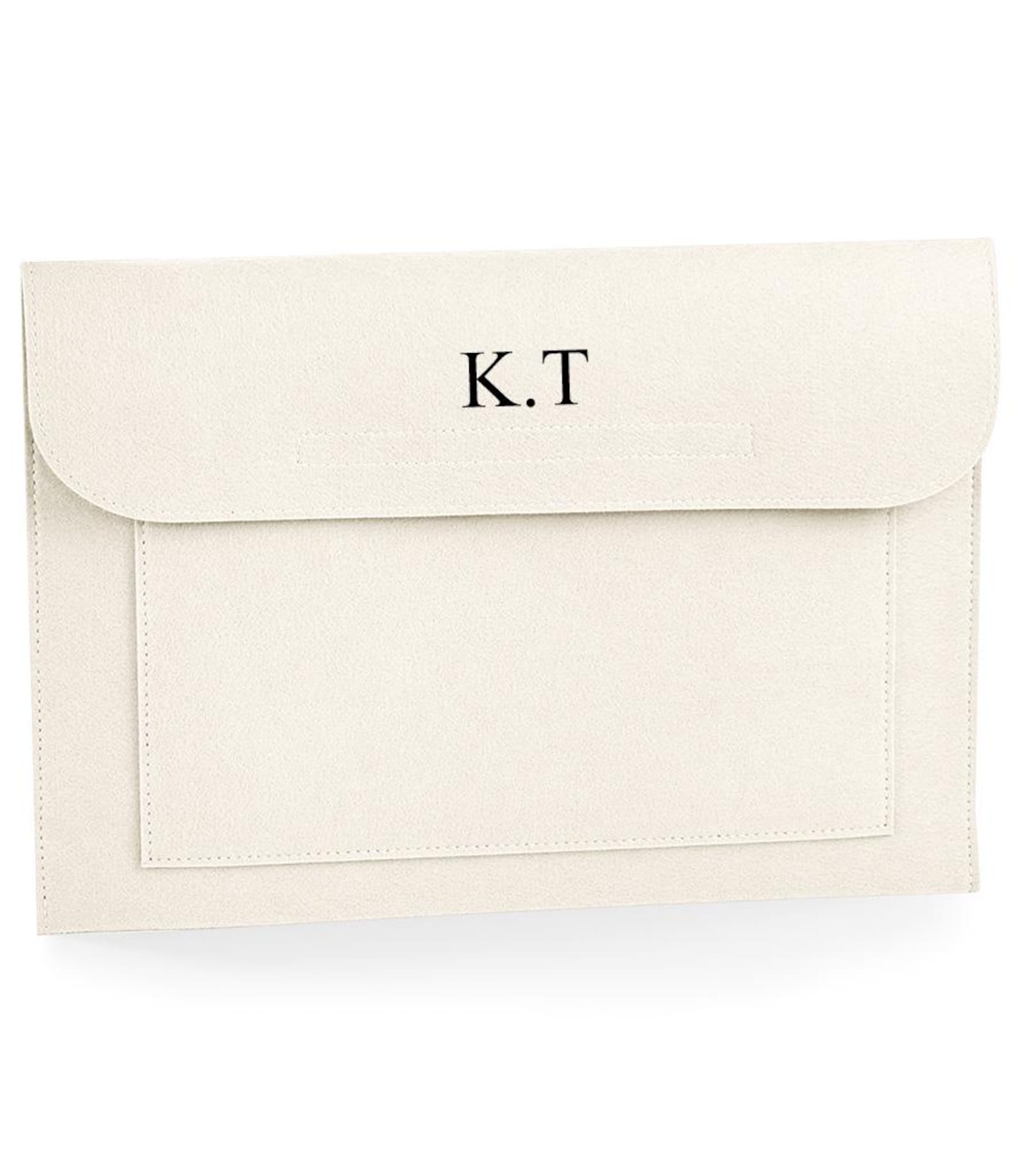 Personalised Monogram Felt Document Holder, Laptop Case, Paper ...