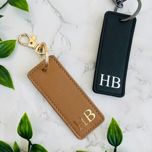 Personalised Keyring, Monogrammed Key Ring, Initials, Personalised Gift, Car Keychain ...