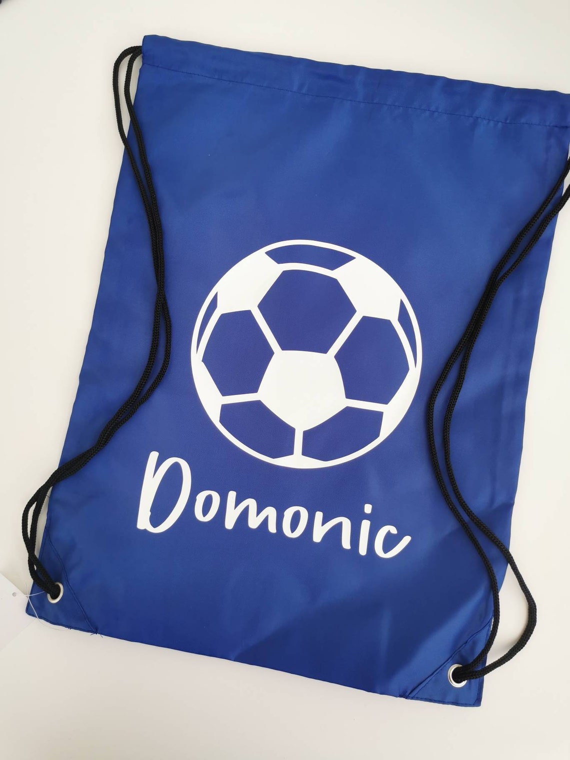 Personalised Drawstring Bag School Club PE Custom Name Childrens ...