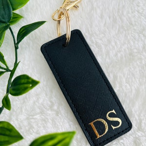 Personalised Keyring, Monogrammed Key Ring, Initials, Personalised Gift ...