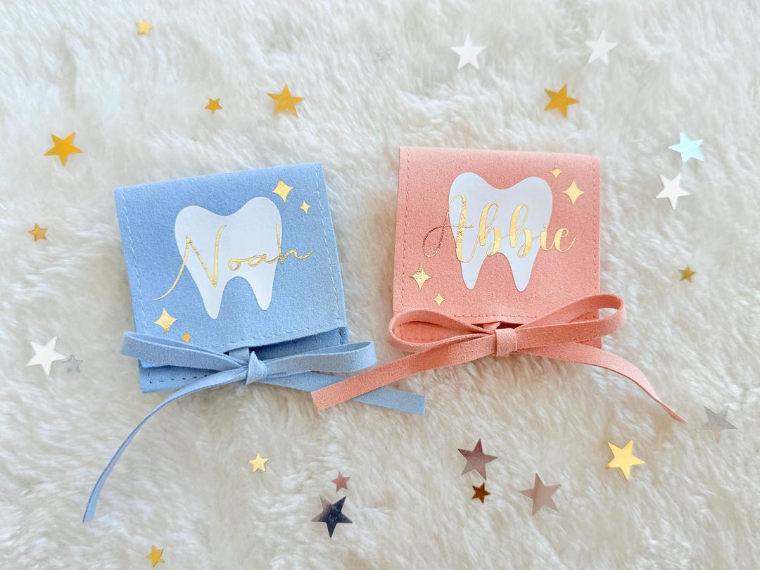Personalised Tooth Fairy Pouch, Tooth Fairy Bag, Tooth Fairy Set, First ...