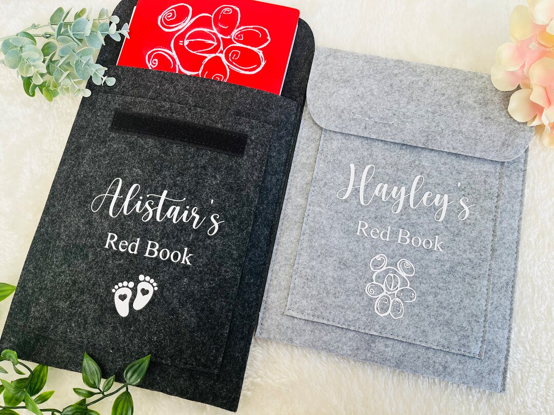 Personalised Baby Red Book Folder, Red Book Cover, Perfect Baby Shower ...