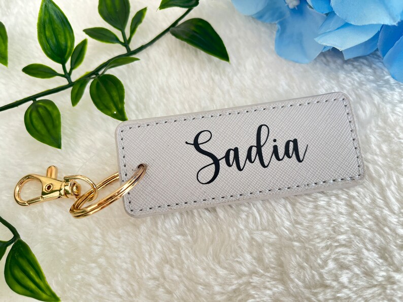 Personalised Keyring Monogrammed Key Ring Initials - Etsy UK