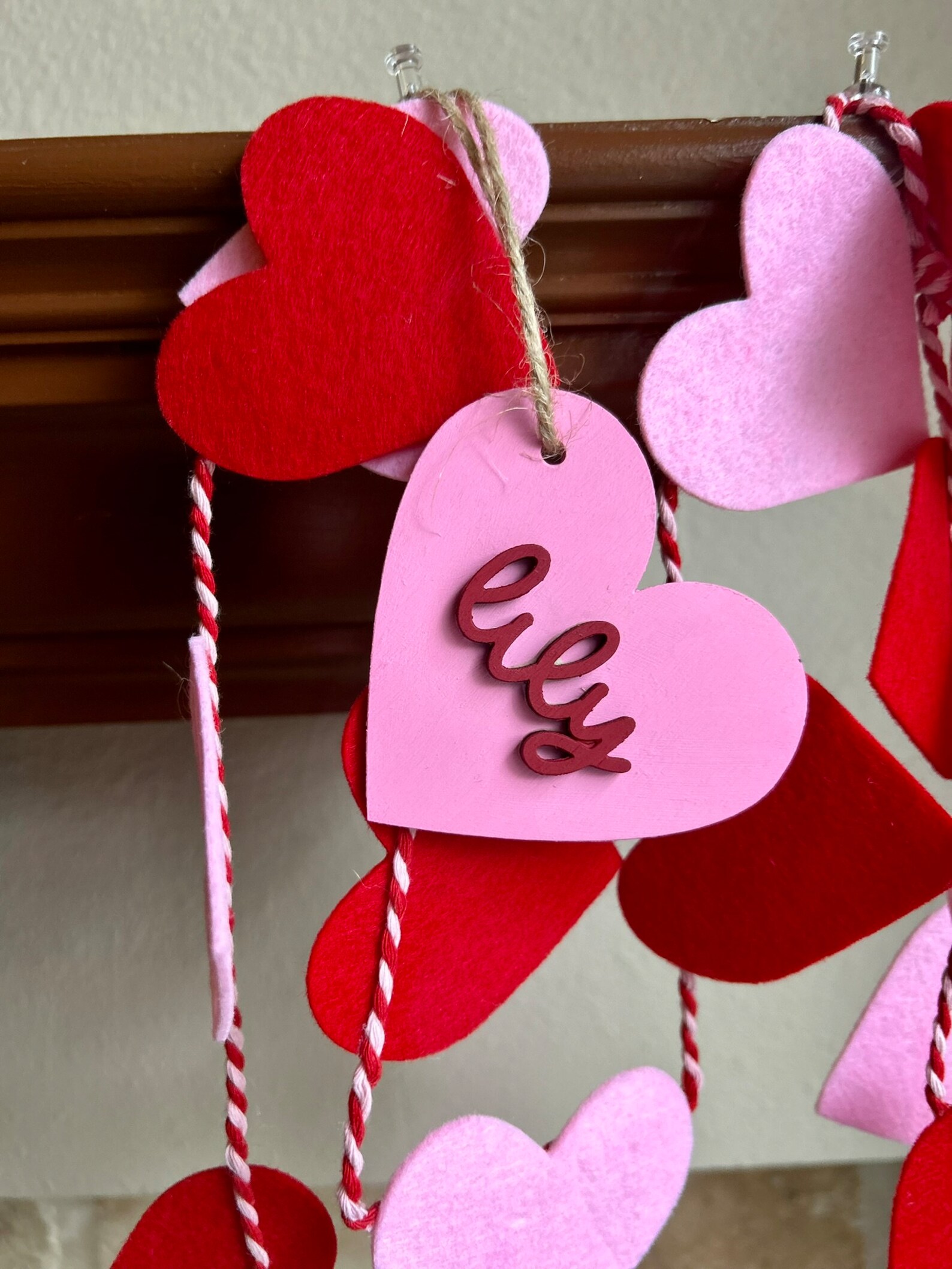 Custom Class Valentines Day Tags, Wooden Tags,classroom Valentines ...