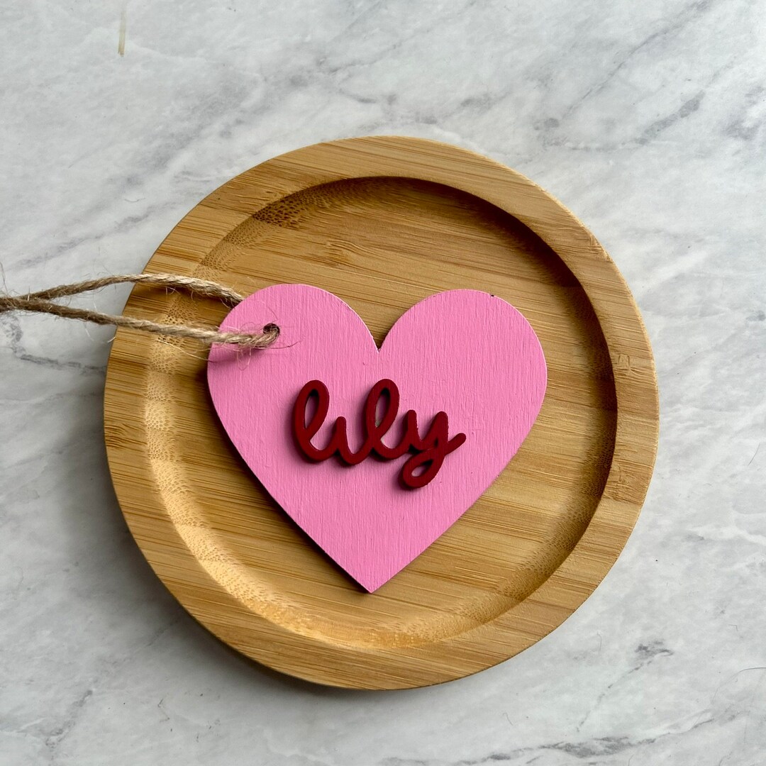 Custom Class Valentines Day Tags, Wooden Tags,classroom Valentines ...