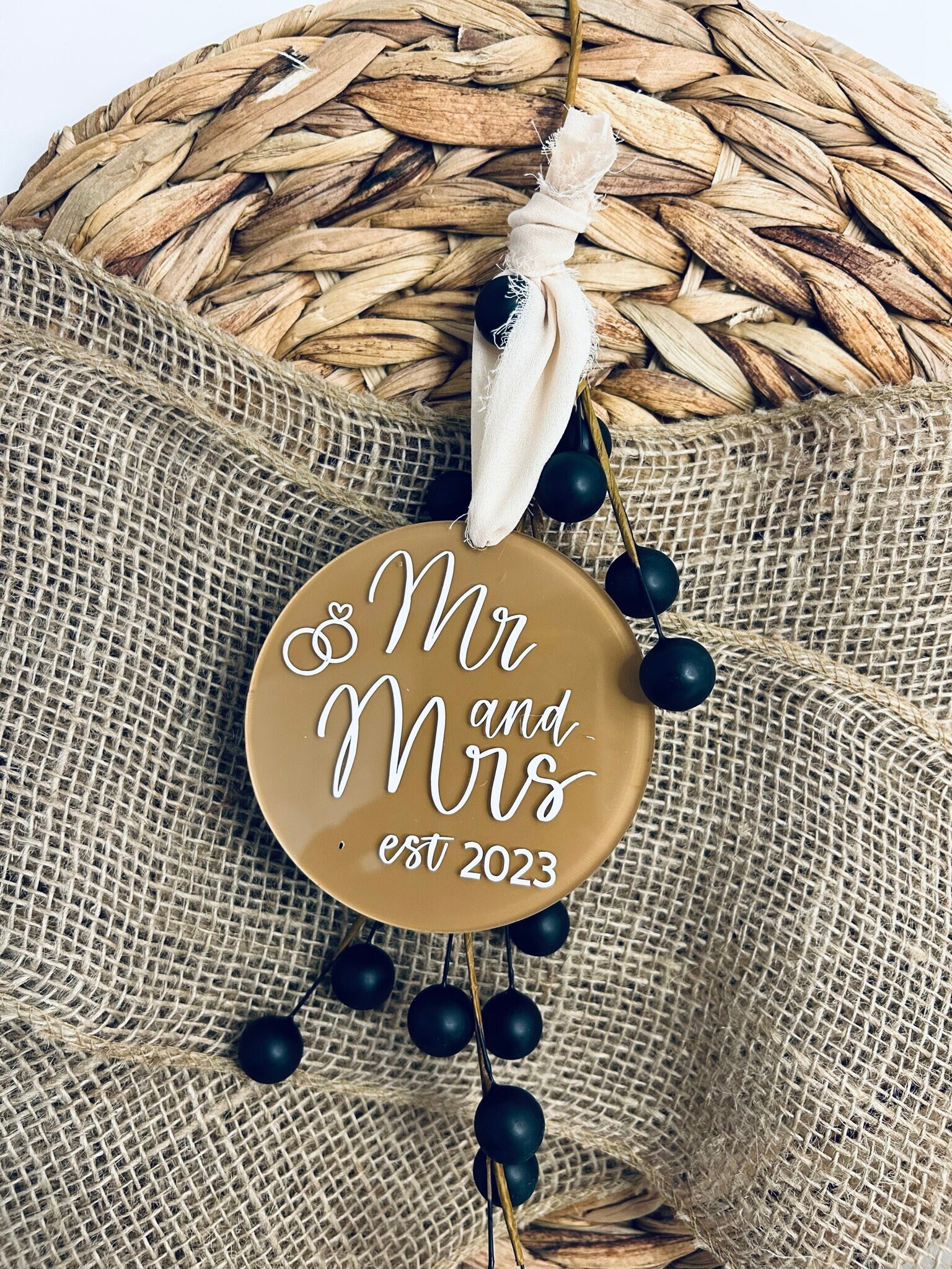 Mrs and Mrs First Christmas Ornament for Just Married Couple - Etsy
