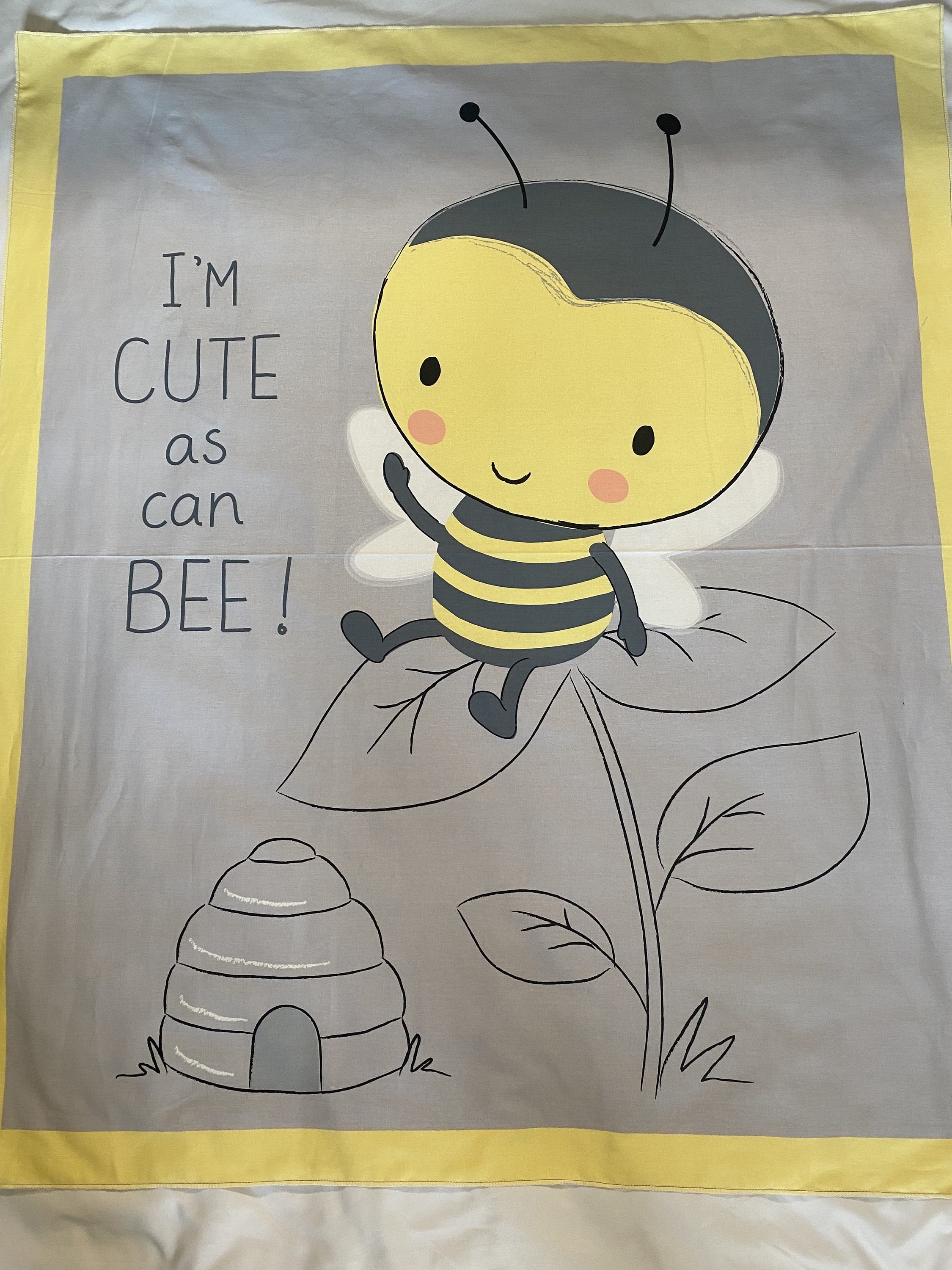Cute as Can BEE Baby Panel - Etsy