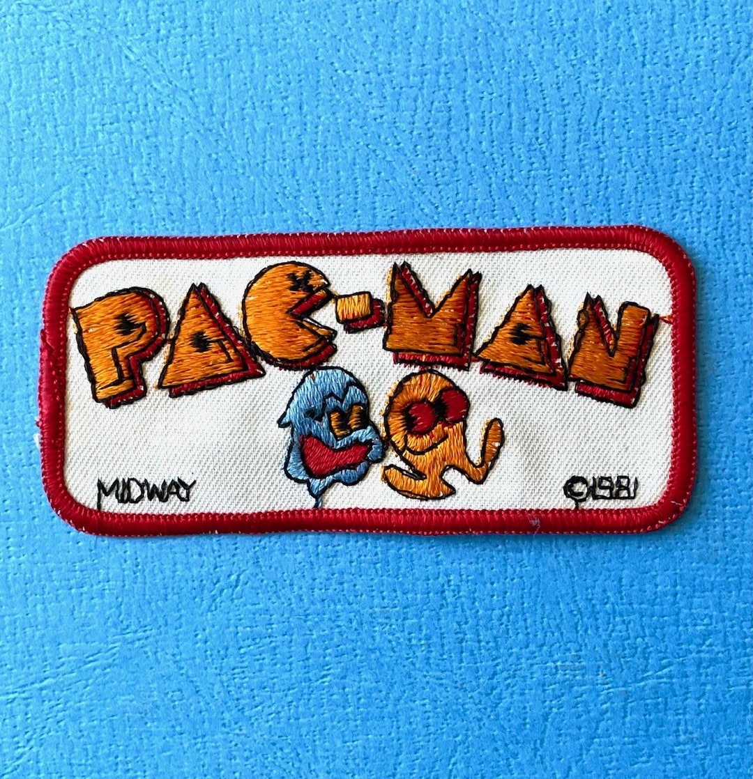 Vintage Pac-man Patch 1981 - Etsy