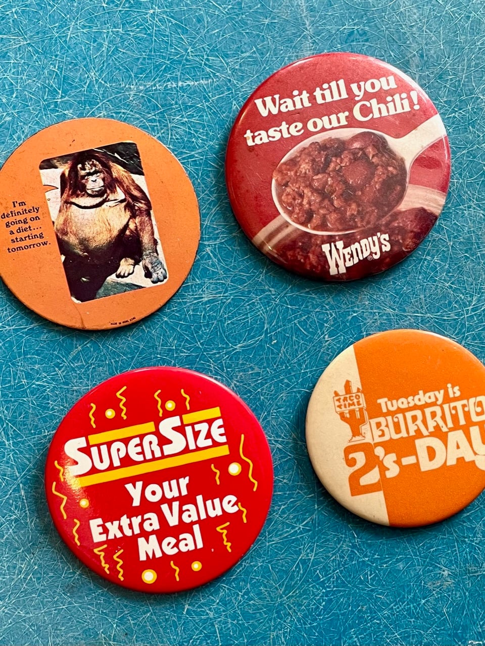 Vintage Restaurant Advertisement Pins Lot of 4 - Etsy