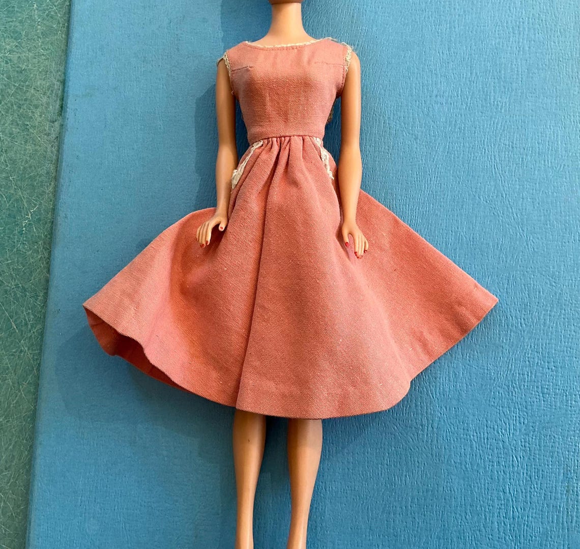 Vintage Barbie Doll Clothes Lot Q #962 Dress and Apron and Skirt Circa ...