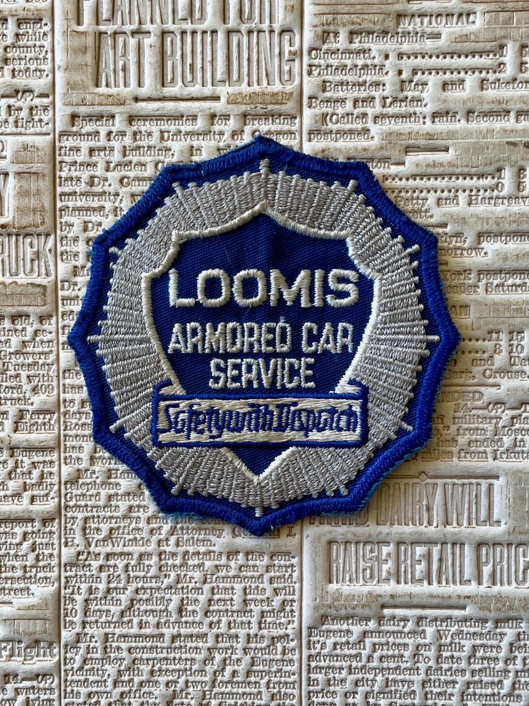 Vintage Loomis Armored Car Uniform Patch. - Etsy
