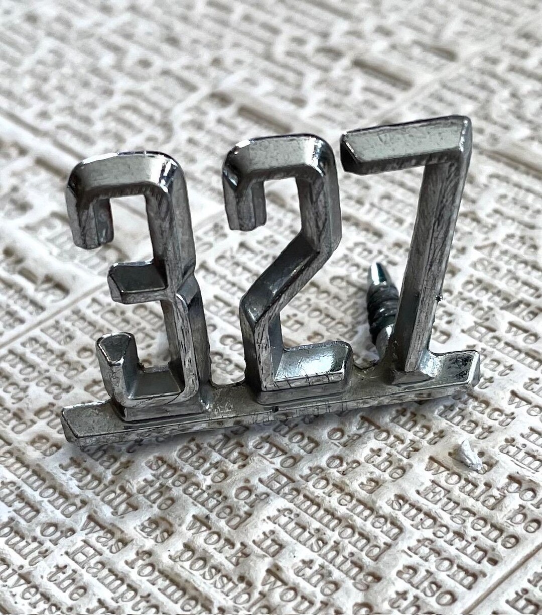 Vintage Chevy 327 Car Emblem - Etsy