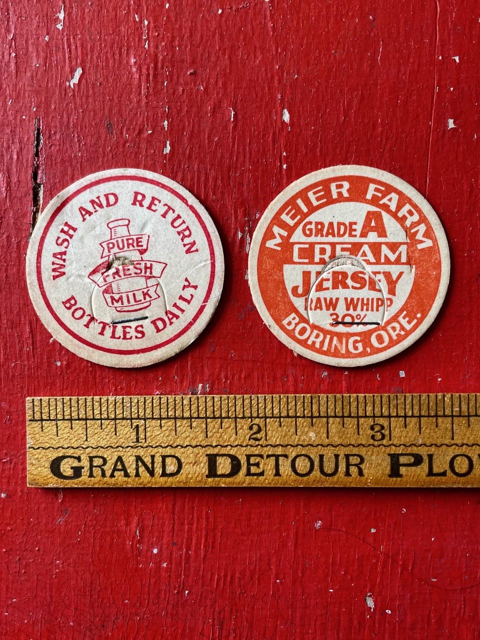 Vintage Meier Farm Milk Caps, Lot of 90 - Etsy