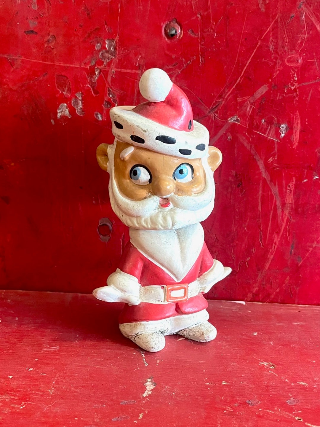 Vintage Ceramic Bobble Head Christmas Santa, 5 - Etsy