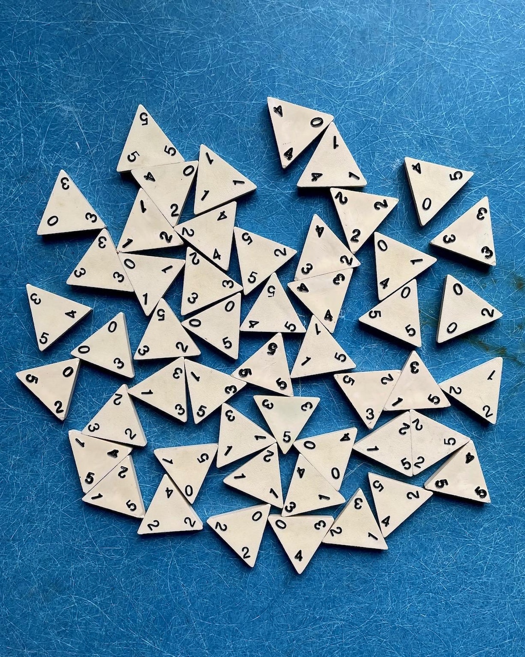 Vintage Triangle Dominos, Lot of 50. - Etsy