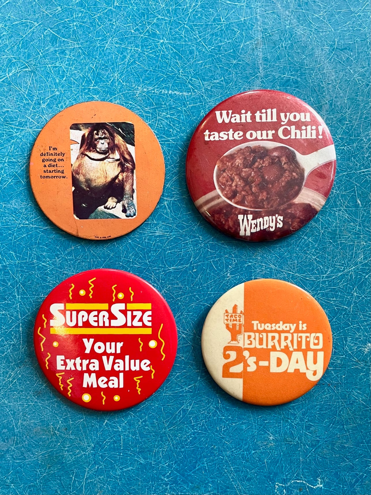 Vintage Restaurant Advertisement Pins Lot of 4 - Etsy