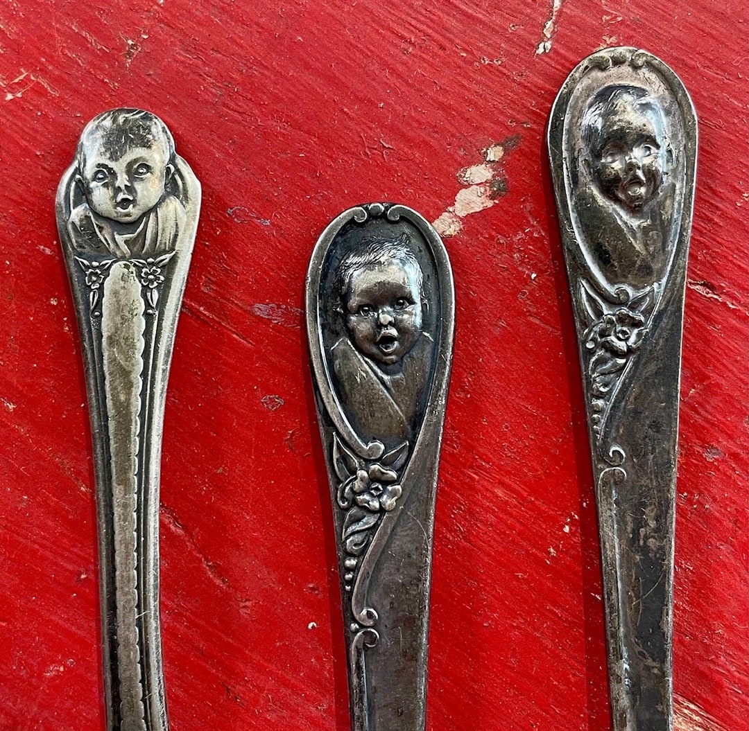 Vintage Gerber Baby Spoons, Lot of Three - Etsy