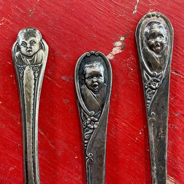 Vintage Baby Spoon - Etsy