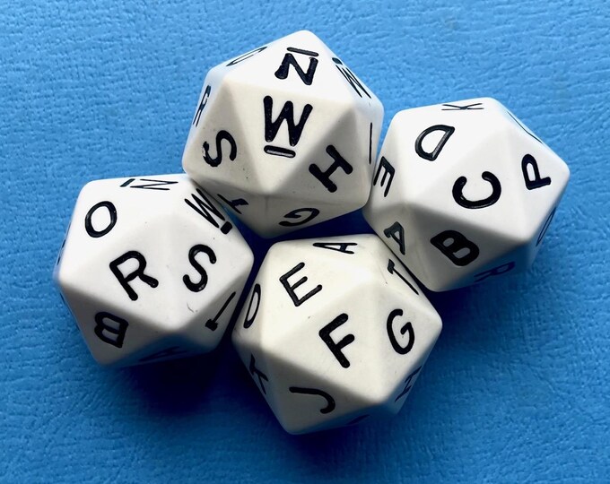 Vintage Scattergories Game Alphabet Dice, Lot of 4. - Etsy