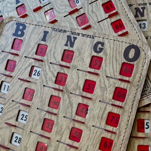 Vintage Bingo Hall Cards, Lot of 12. - Etsy