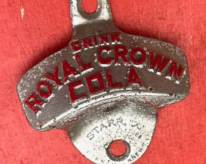 Vintage Royal Crown Wall Mount Bottle Opener - Etsy