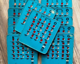 Vintage Bingo Hall Cards, Lot of 12. - Etsy