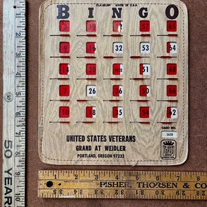 Vintage Bingo Hall Cards, Lot of 12. - Etsy