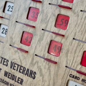 Vintage Bingo Hall Cards, Lot of 12. - Etsy