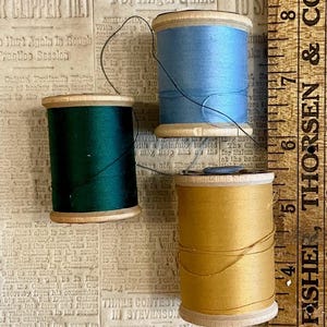 Vintage Spools of Various Thread, Lot of 30. - Etsy
