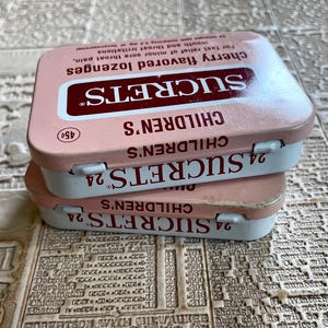 Vintage Children’s Sucrets Tins Lot of Two - Etsy