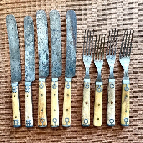 Bone Handle Flatware - Etsy