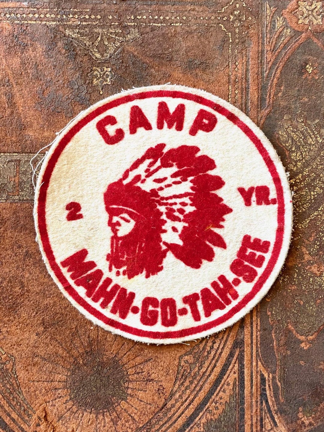 Vintage Mahn-go-tah-see Camp Patch - Etsy