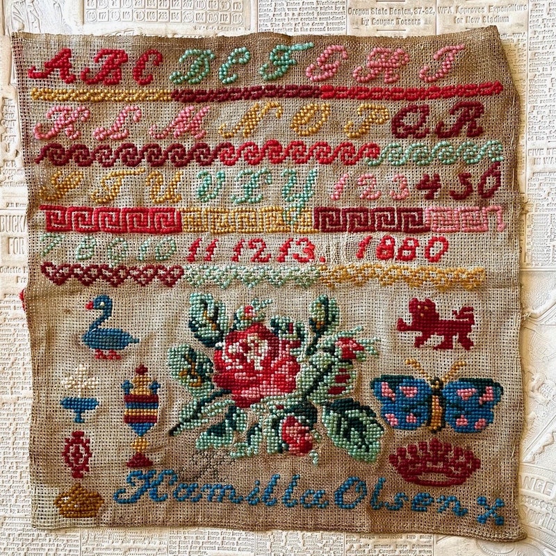 Victorian Sampler - Etsy