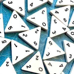 Vintage Triominos Game Pieces Lot of 30. NOT a Complete Set. These Are ...