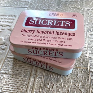 Vintage Children’s Sucrets Tins Lot of Two - Etsy