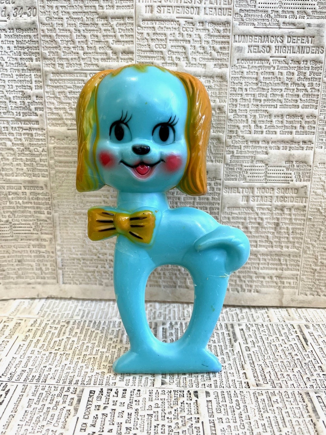 Vintage Plastic Toy Rattle - Etsy