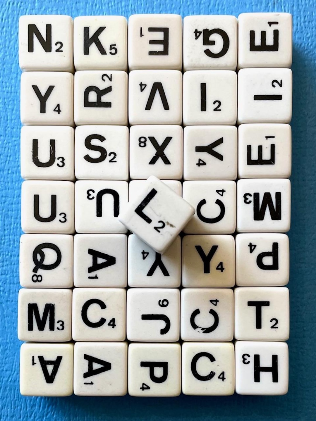 Vintage Scrabble Alphabet Dice Lot of 36. - Etsy