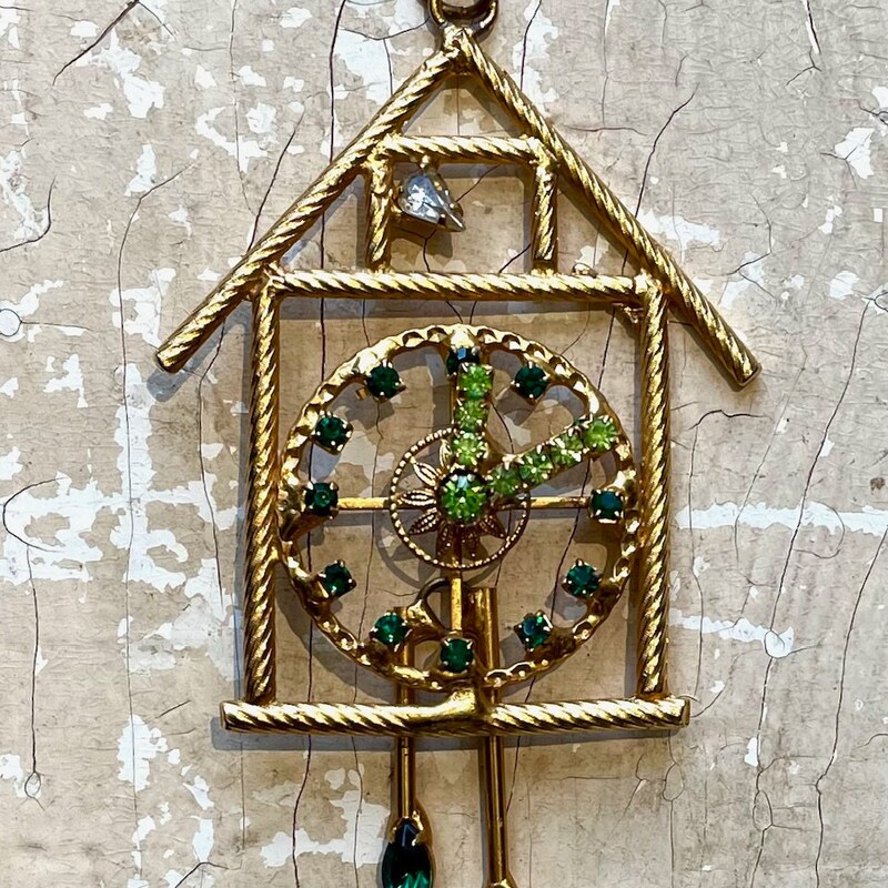 Rhinestone Clock - Etsy