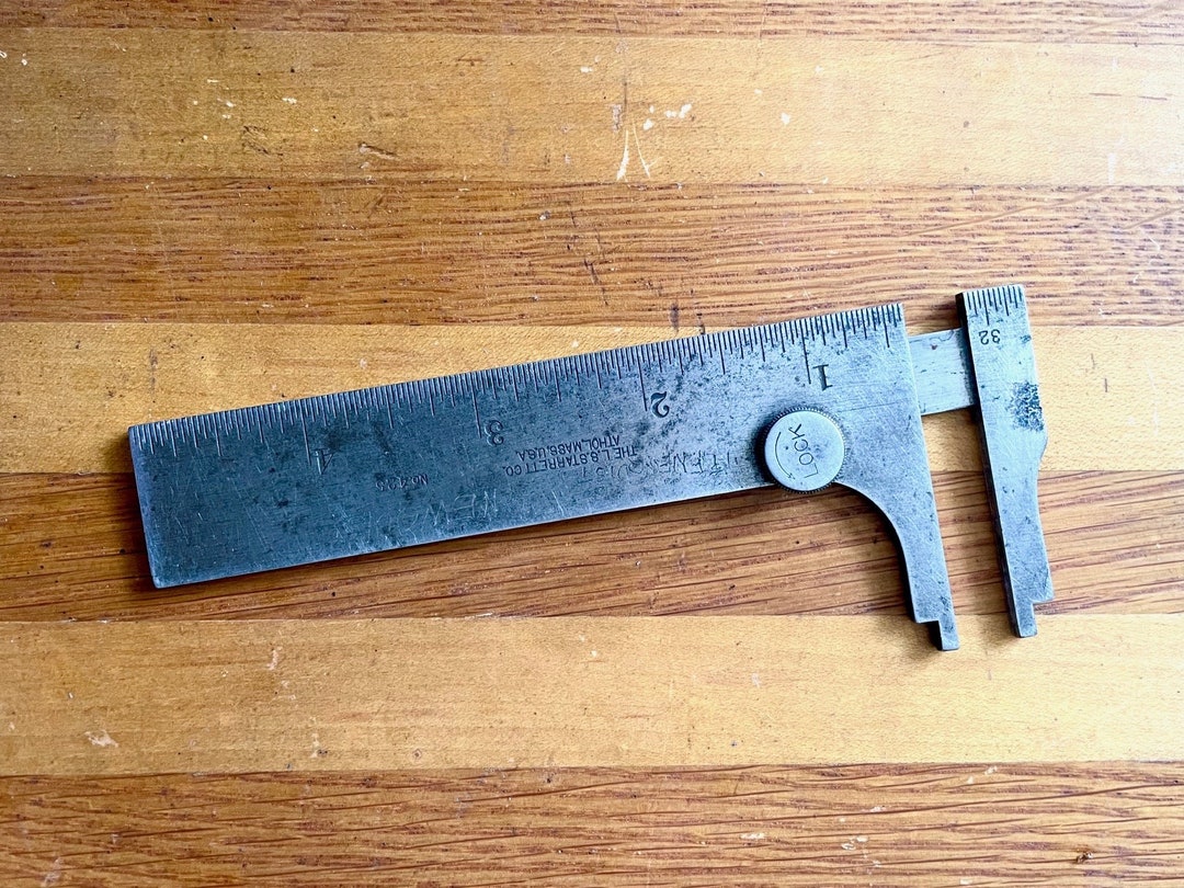 Vintage L.S. Starrett 5 Inch Caliper Pocket Ruler No. 425 - Etsy
