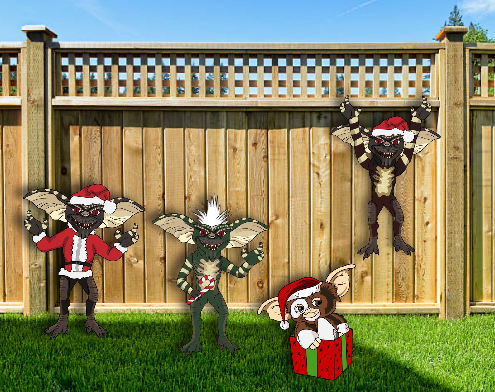 Gremlin Christmas Display Gremlin Display Gizmo Christmas - Etsy