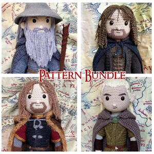 Crochet Pattern Bundle: Humans/elves male - Etsy