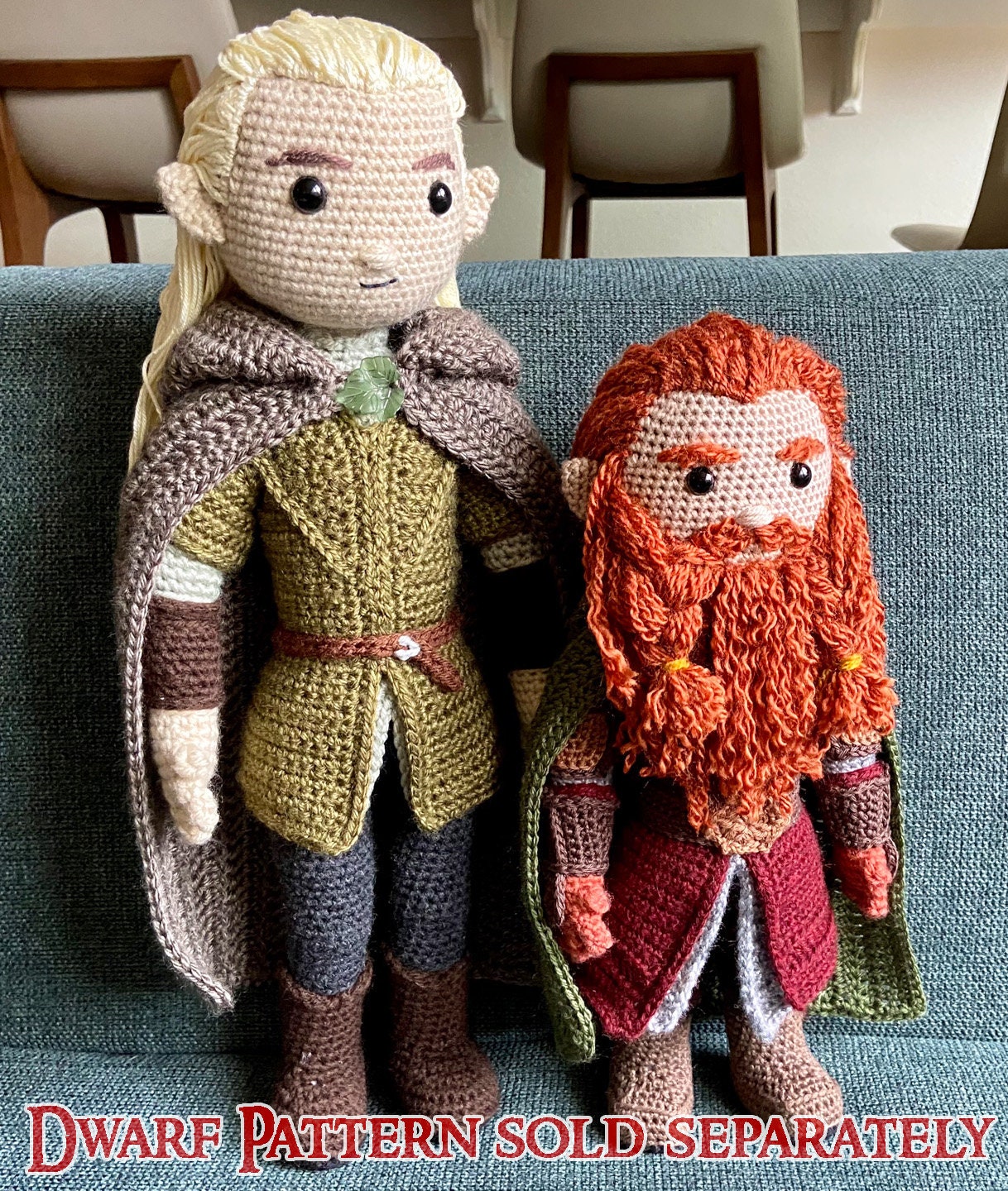 Add-on Crochet Pattern: Elf Archer (male) - Etsy
