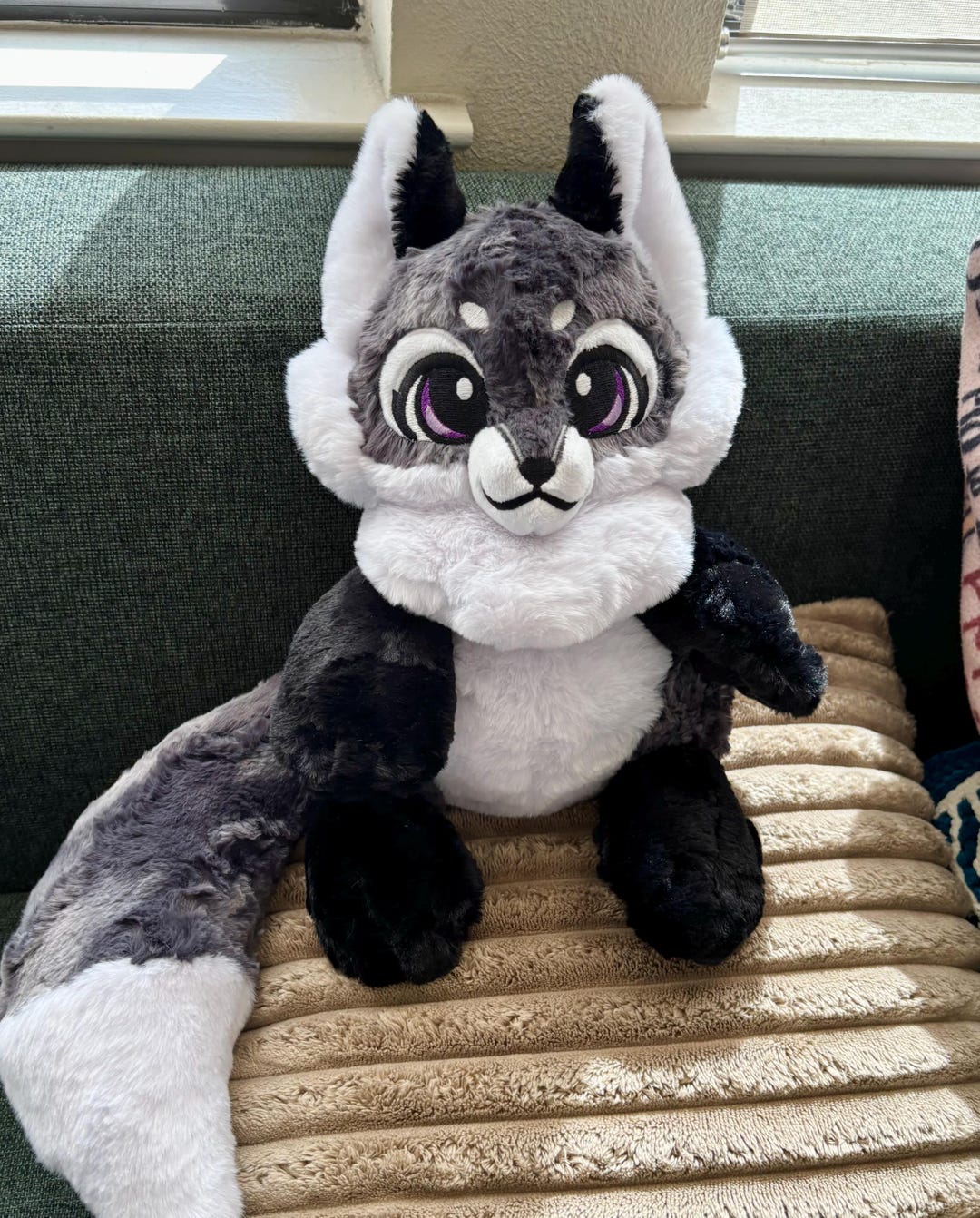 Baby Wolf Plush - Etsy UK