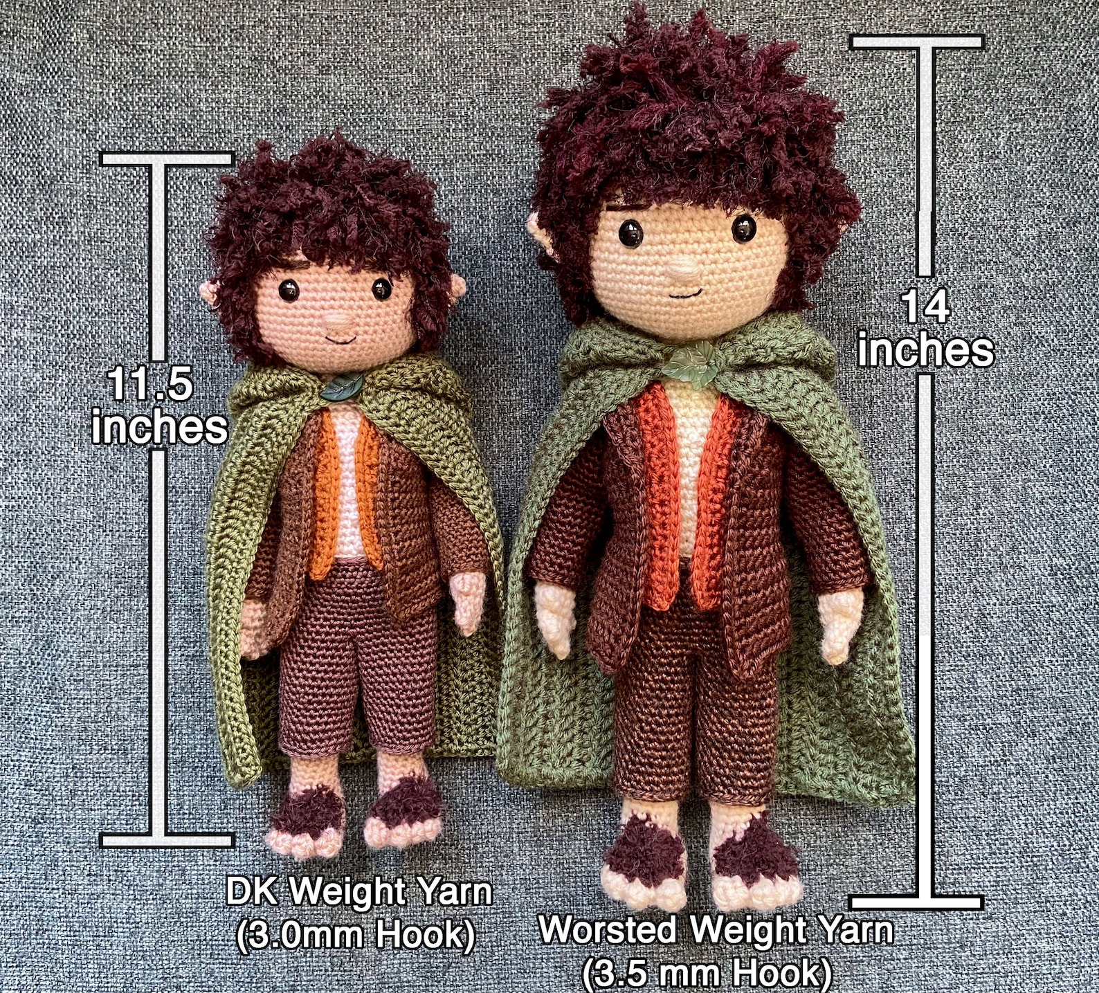 Crochet Pattern: Large Halfling - Etsy