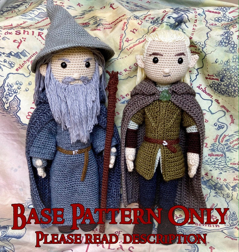 Crochet Pattern: Male Human/elf Base Body - Etsy